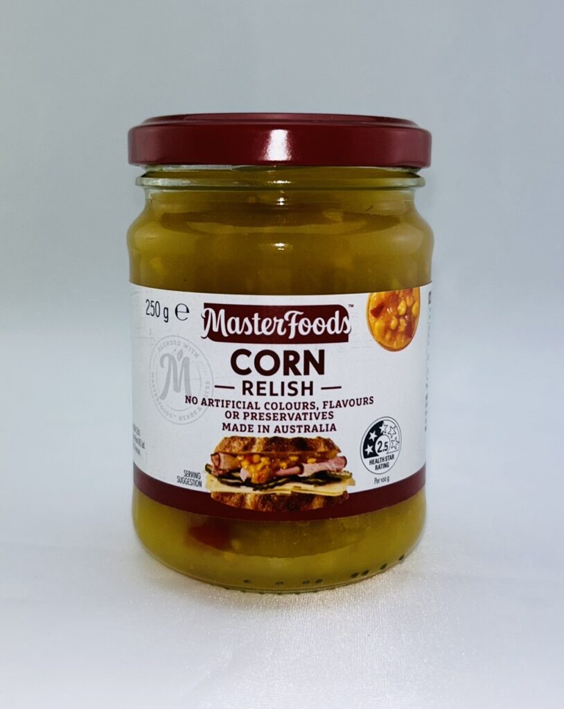 Corn Relish 250 Gr Masterfoods - Dubbo Meat Centre