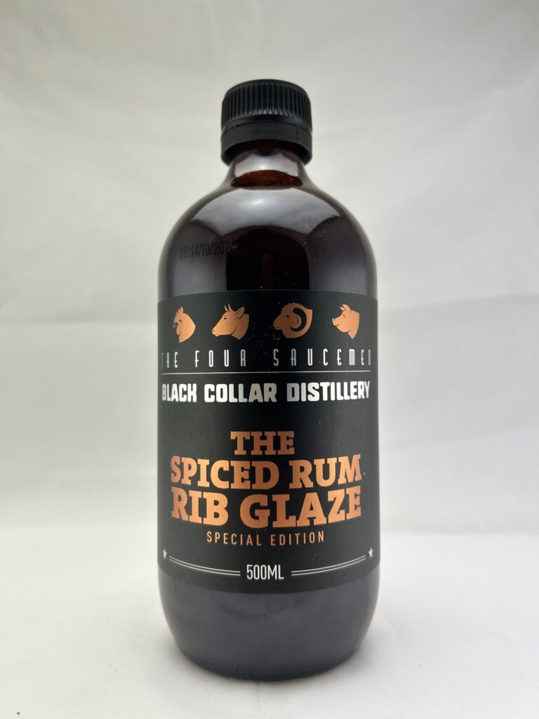 The Spiced Rum Rib Glaze The Four Saucemen 500ml - Dubbo Meat Centre