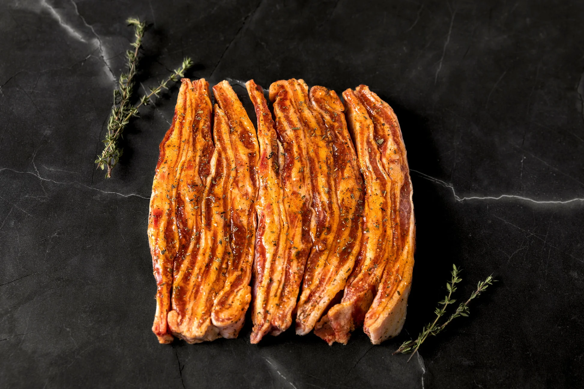 Lamb Spare Ribs Rosemary & Mint 1kg - Dubbo Meat Centre